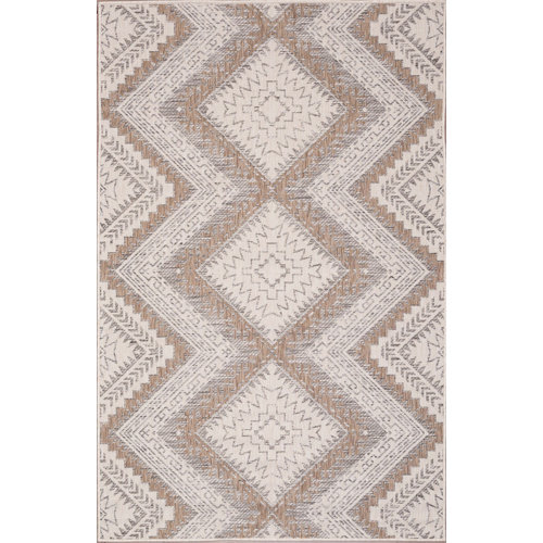 Union Rustic Tapis intérieur / extérieur ivoire / sable Annie et Commentaires - Wayfair Canada